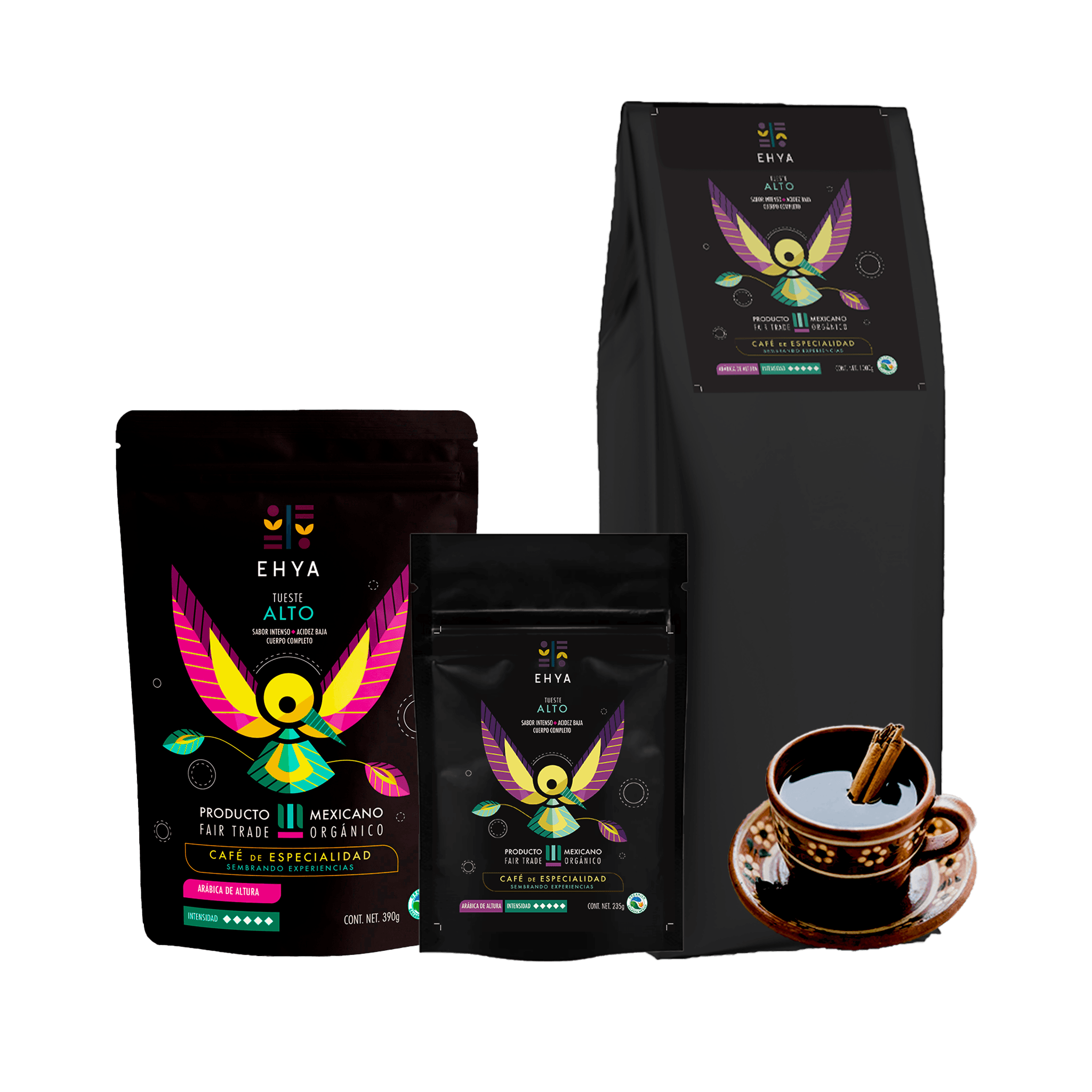 Ehya Alto Café Extra Fuerte | Café Orgánico para Amantes del Espresso ...